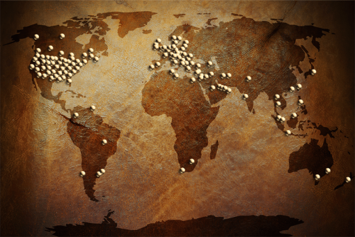 UTM World Map NO TEXT | Ultimate Training Munitions